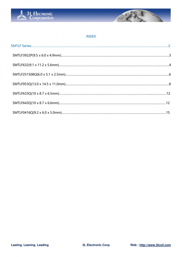 3L COILS catalogue page 1
