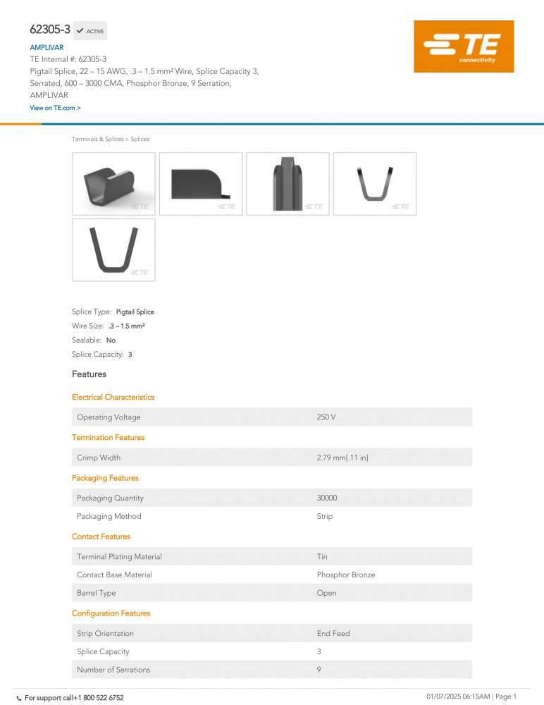 62305-3 technical document page 1