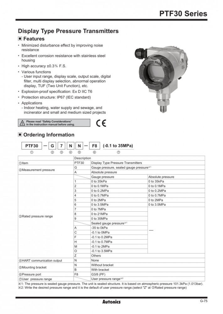 PTF30 technical document page 1