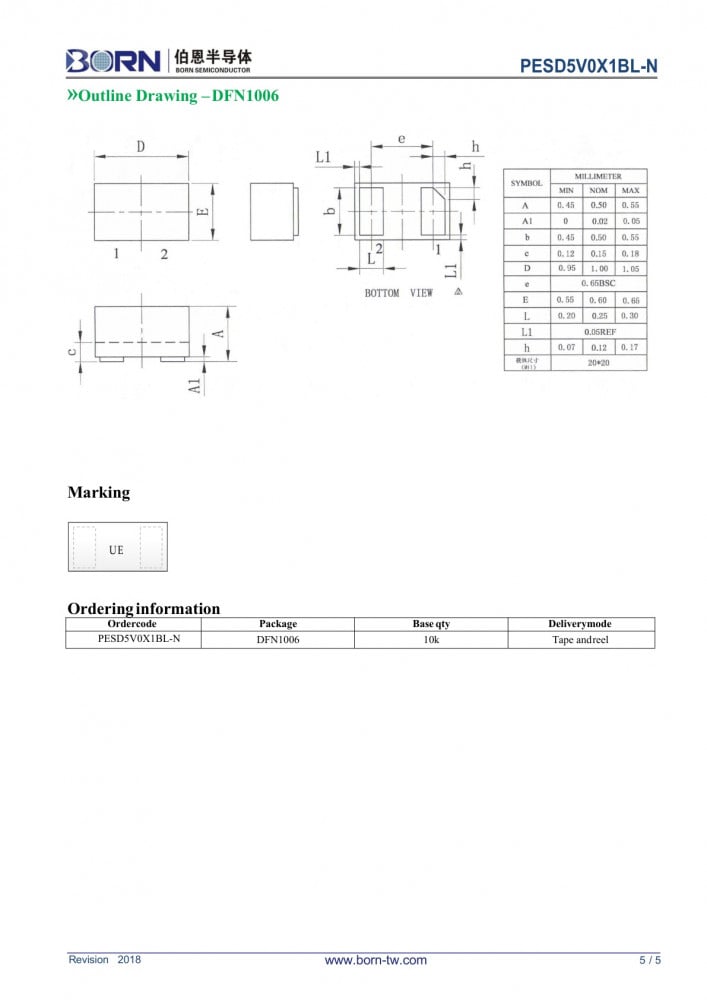 PESD5V0X1BL-N datasheet page 5