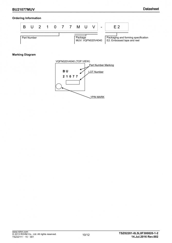 BU21077MUV-E2 datasheet page 10