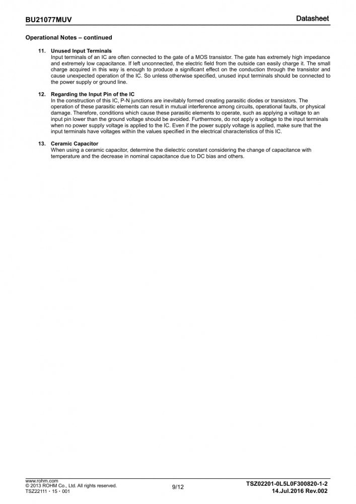 BU21077MUV-E2 datasheet page 9