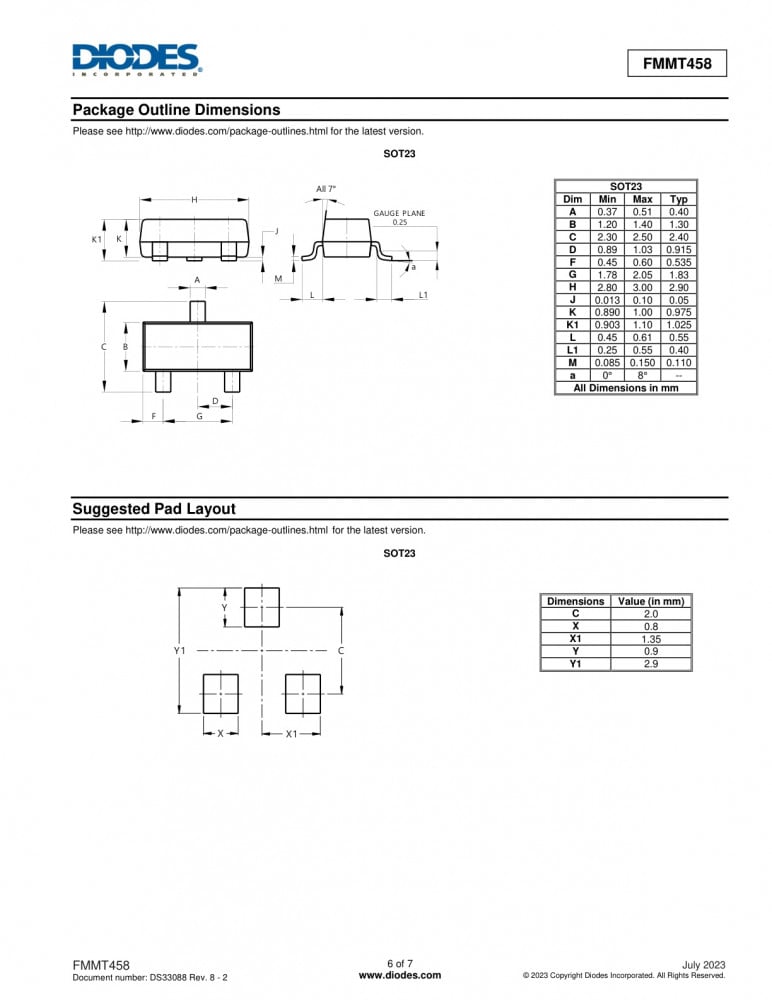FMMT458TA datasheet page 6