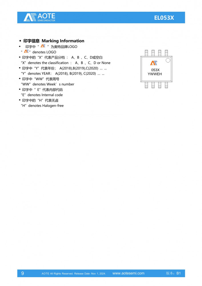 AOTE EL0531 datasheet page 10