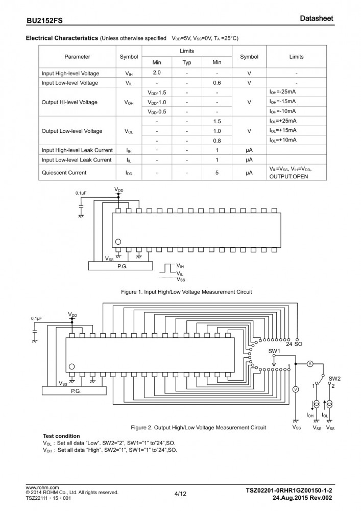 BU2152FS-E2 datasheet page 4