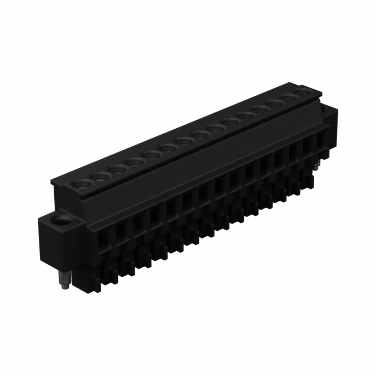 3.81mm Pitch Eurostyle Vertical Plug, with Retention Screws, Front Wire Entry, 15 Circuits for sale