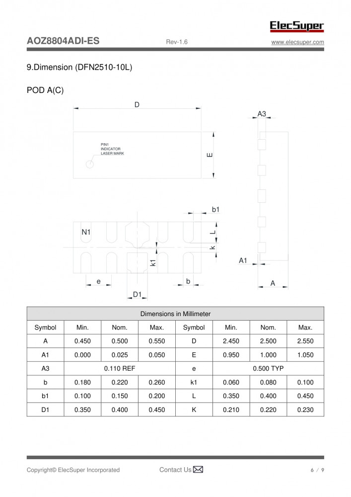 AOZ8804ADI-ES datasheet page 6
