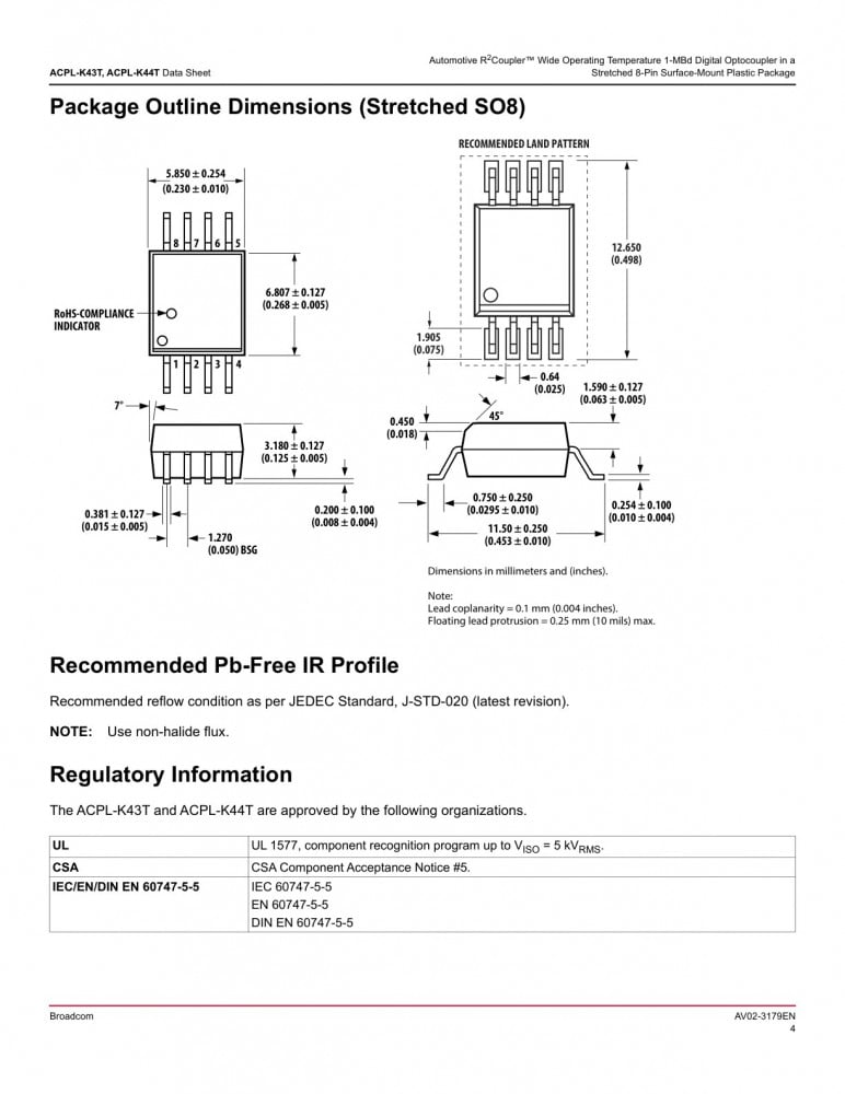 ACPL-K43T-560E datasheet page 4