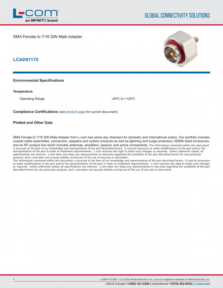 LCAD91175 datasheet page 3