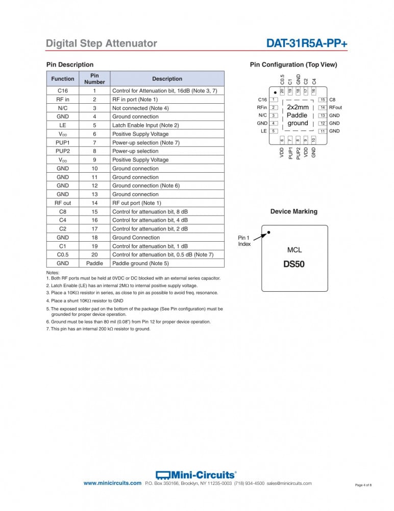 DAT-31R5A-PP+ datasheet page 4