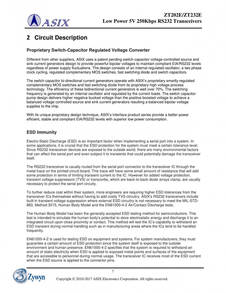 ZT232LEEN datasheet page 7