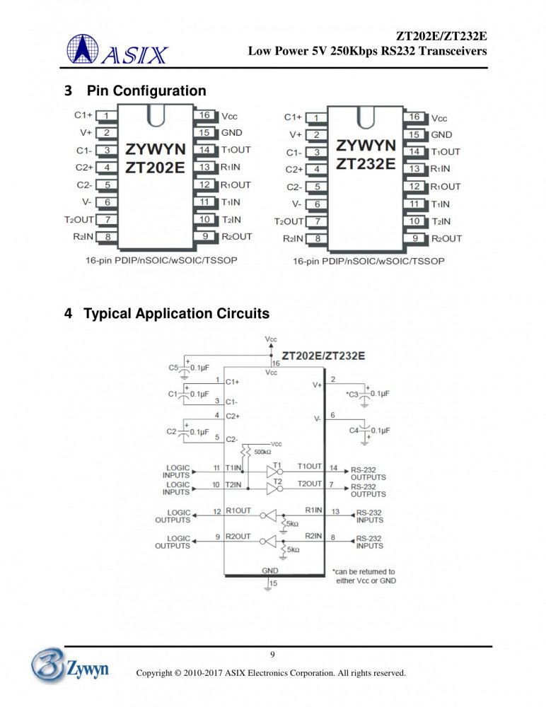 ZT232LEEN datasheet page 9