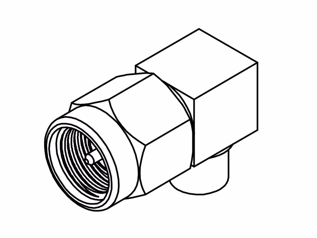 SMA Plug, Right-Angle, Solder, RG-402 (.141