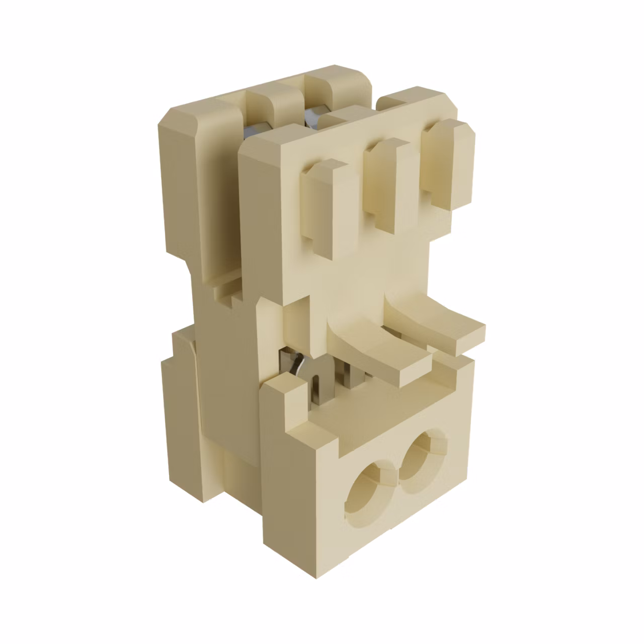 Appli-Mate RAST 2.5 IDT Connector, 2.50mm Pitch, Direct/Indirect, Female, Beaded Terminal, 2 Circuits, All Position Keys, Open Endwalls for sale