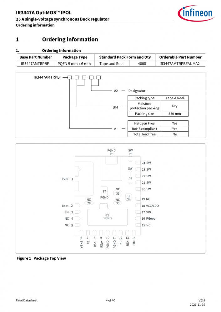 IR3447A technical document page 4