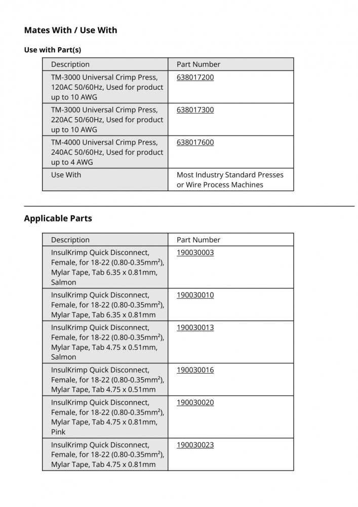 Document page 3 for MOLEX 638857000