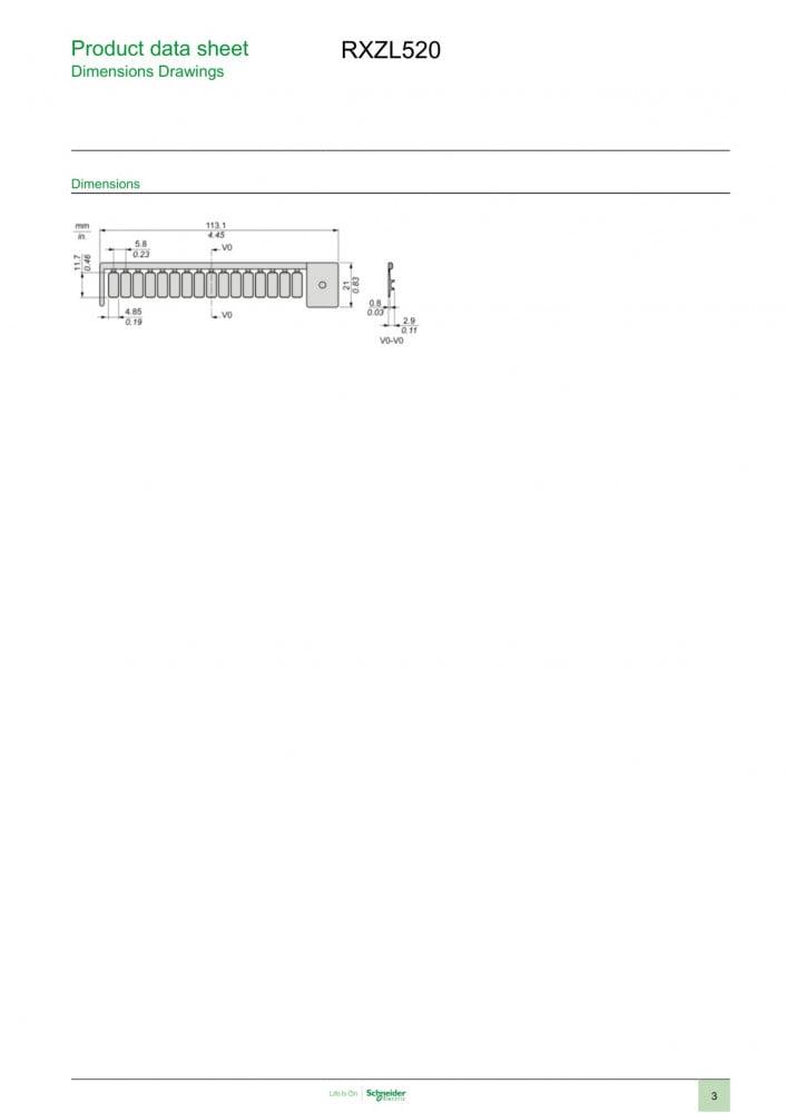 RXZL520 technical document page 3
