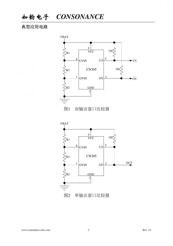 CN305 datasheet page 2