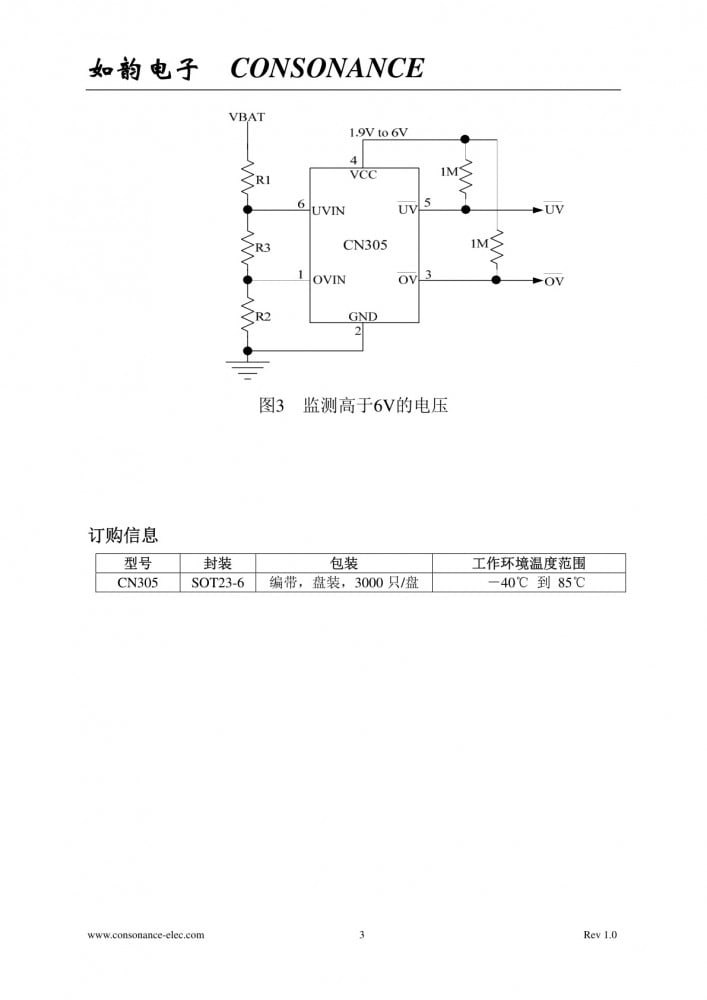 CN305 datasheet page 3