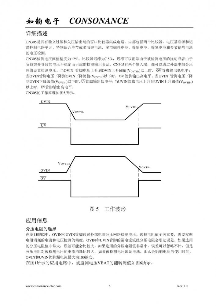 CN305 datasheet page 6