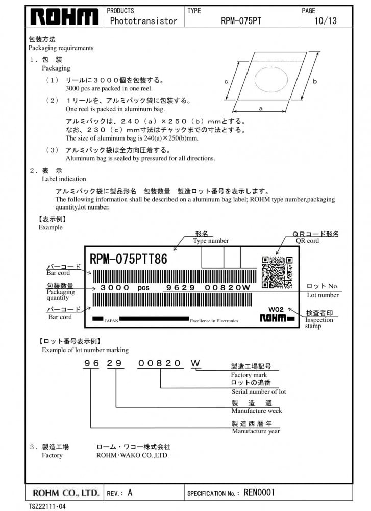 RPM-075PTT86 technical document page 10