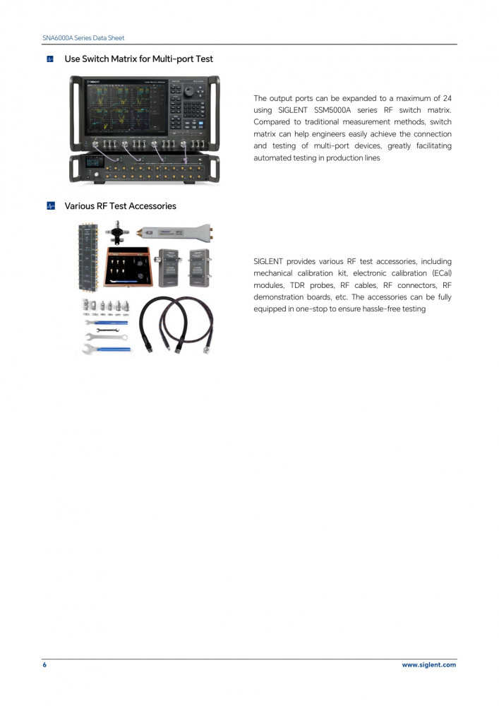 SNA6000A datasheet page 7