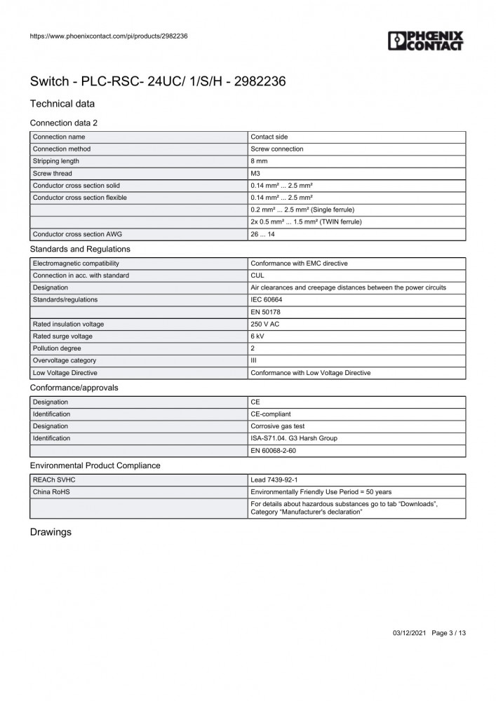 Phoenix Contact 2982236 technical document page 3