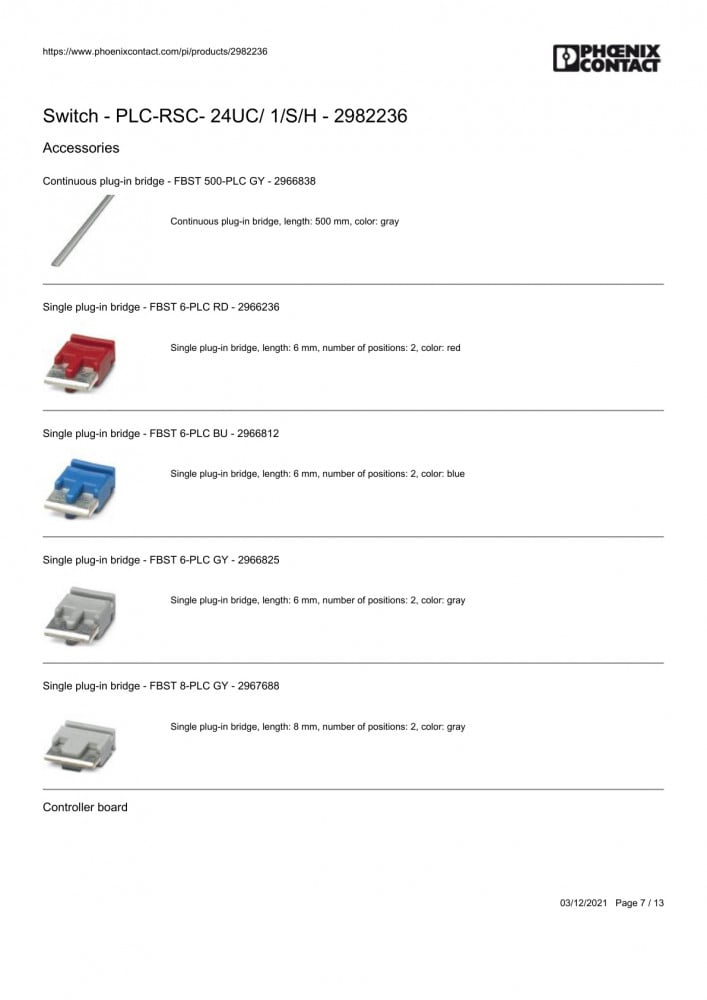 Phoenix Contact 2982236 technical document page 7