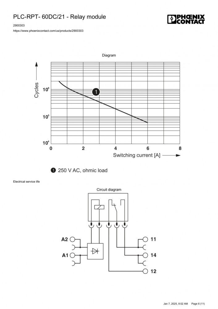 Phoenix Contact 2900303 technical document page 6