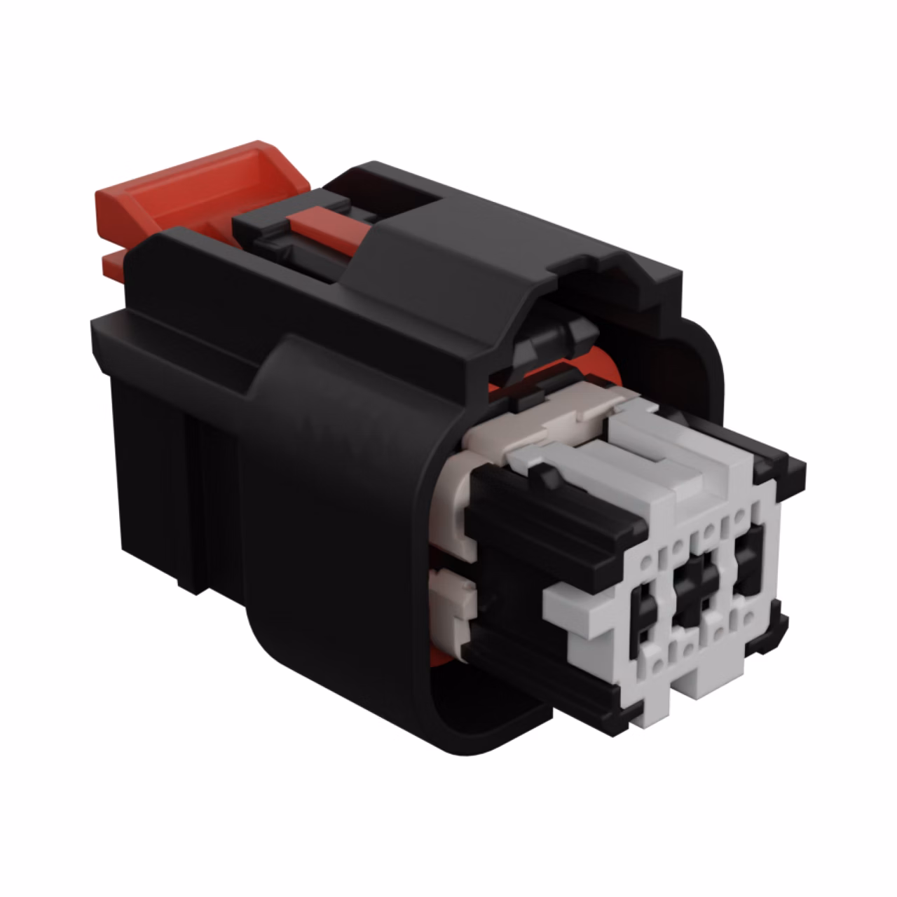 Mini50 Sealed Receptacle Housing, Dual Row, with CPA, 8 Circuits, Polarization Option D, Stone Gray for sale