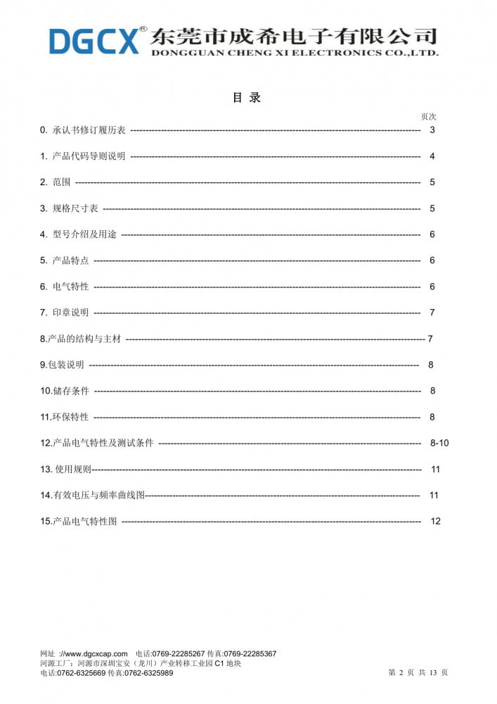 DGCX product approval document page 2
