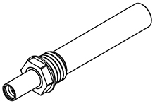 SMP-MAX Plug, Straight, Detent, PCB, Through Hole, 1.90mm Leg Length, Tray, 50 Ohms