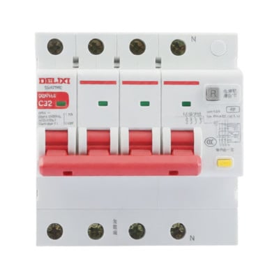 Delixi Electric DZ47VLE4C63 Miniature Residual Current Circuit Breaker