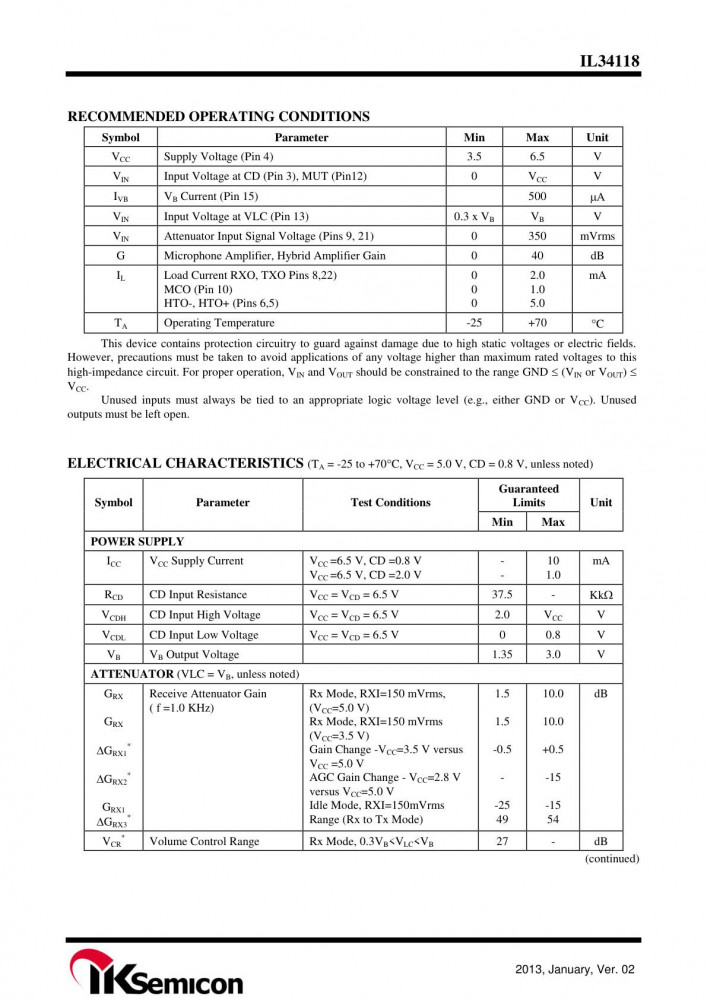 IL34118DWT datasheet page 9