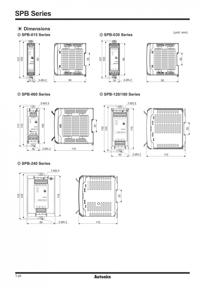 SPB Series technical document page 4