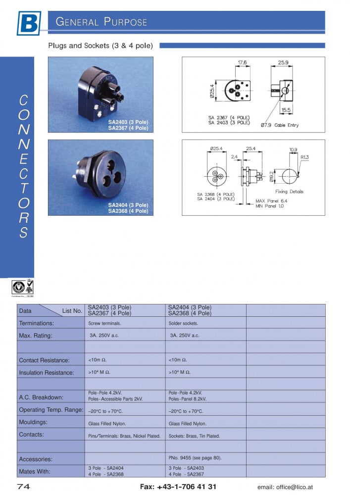 Bulgin catalogue page 3