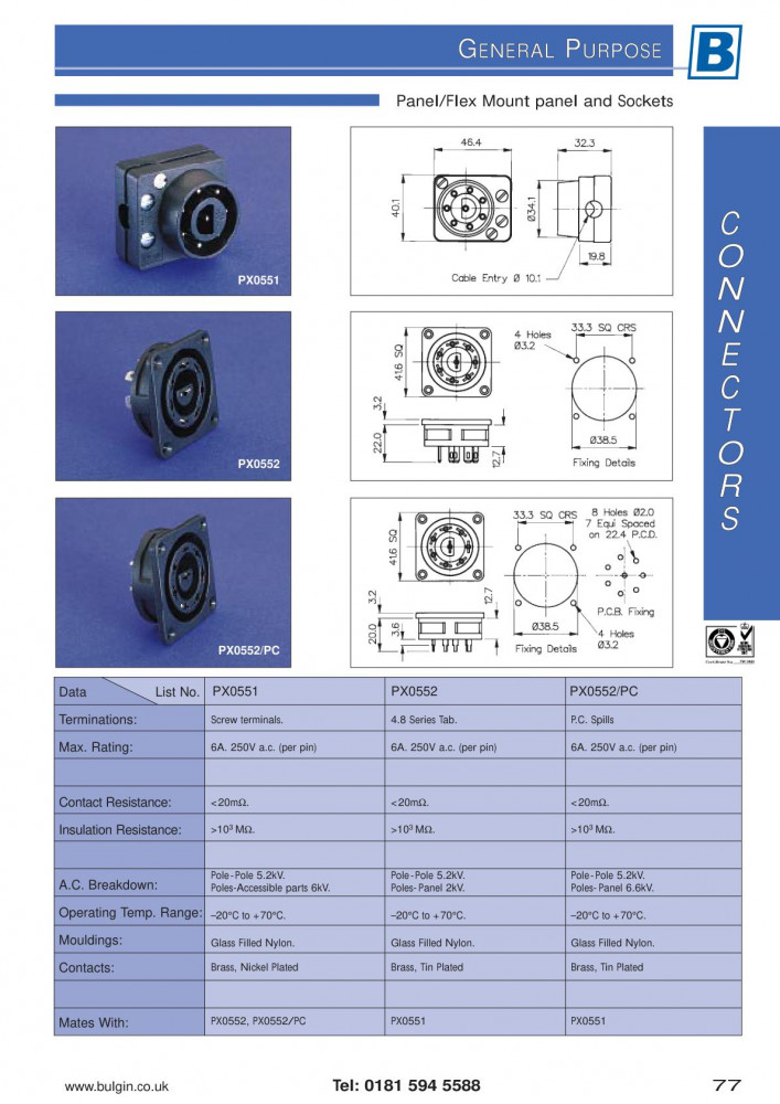 Bulgin catalogue page 6
