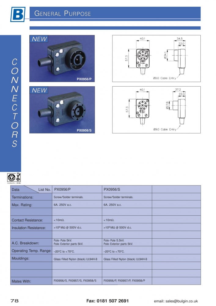 Bulgin catalogue page 7