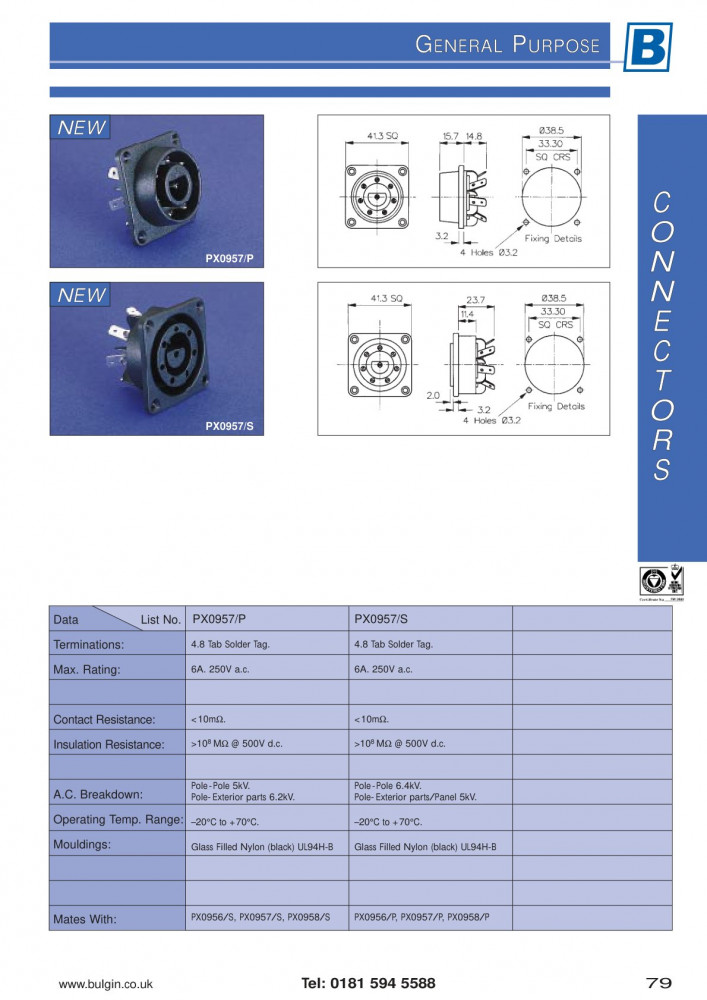 Bulgin catalogue page 8
