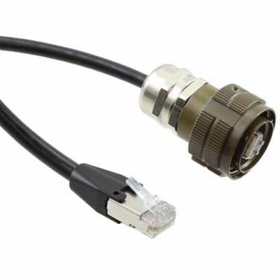 CINCH C-RJFTV5E1706PG10 Modular Ethernet Cable (RJ45/RJ11)
