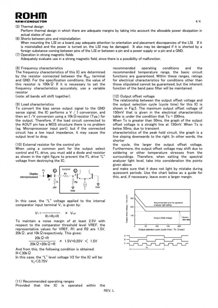 BA3834F-E2 datasheet page 4