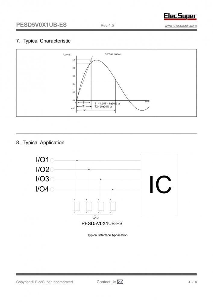 PESD5V0X1UB-ES datasheet page 4