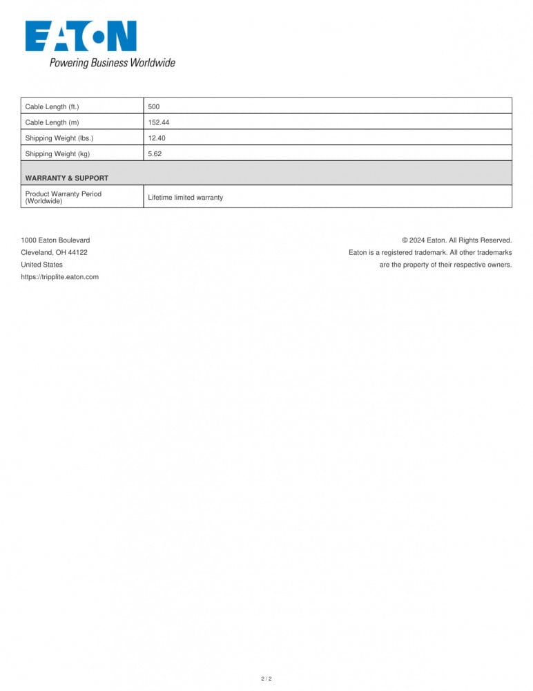 N105-500-GY technical document page 2