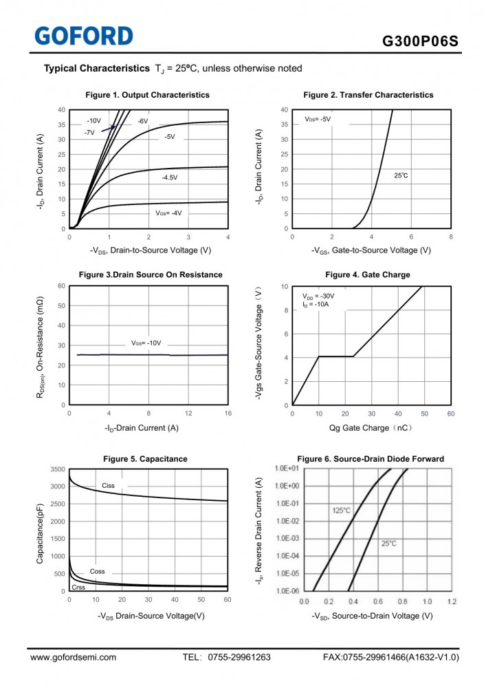 GOFORD G300P06S datasheet page 4