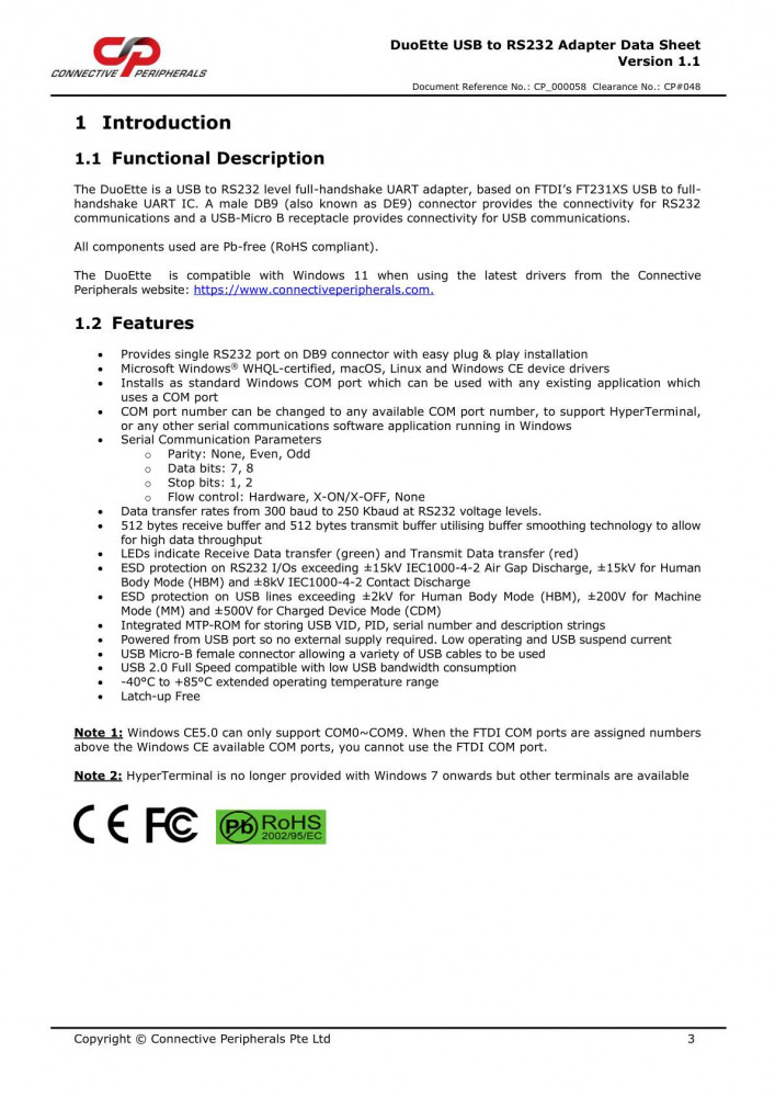 Technical document page 3