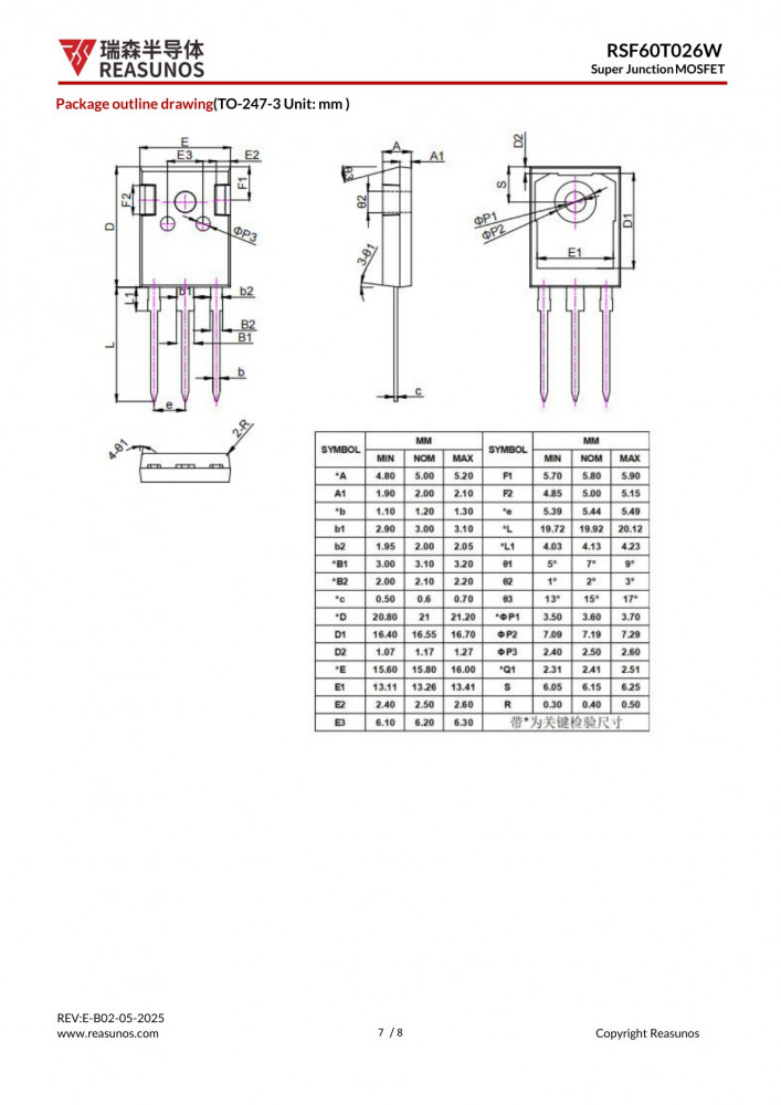 RSF60T026W datasheet page 7