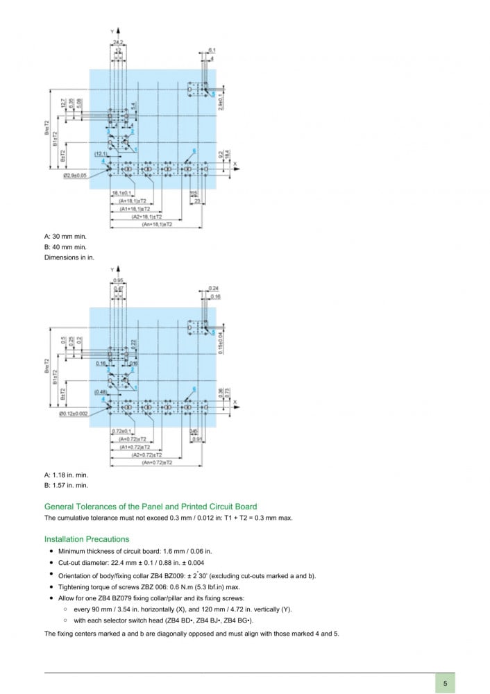 ZB4BW3637 technical document page 5