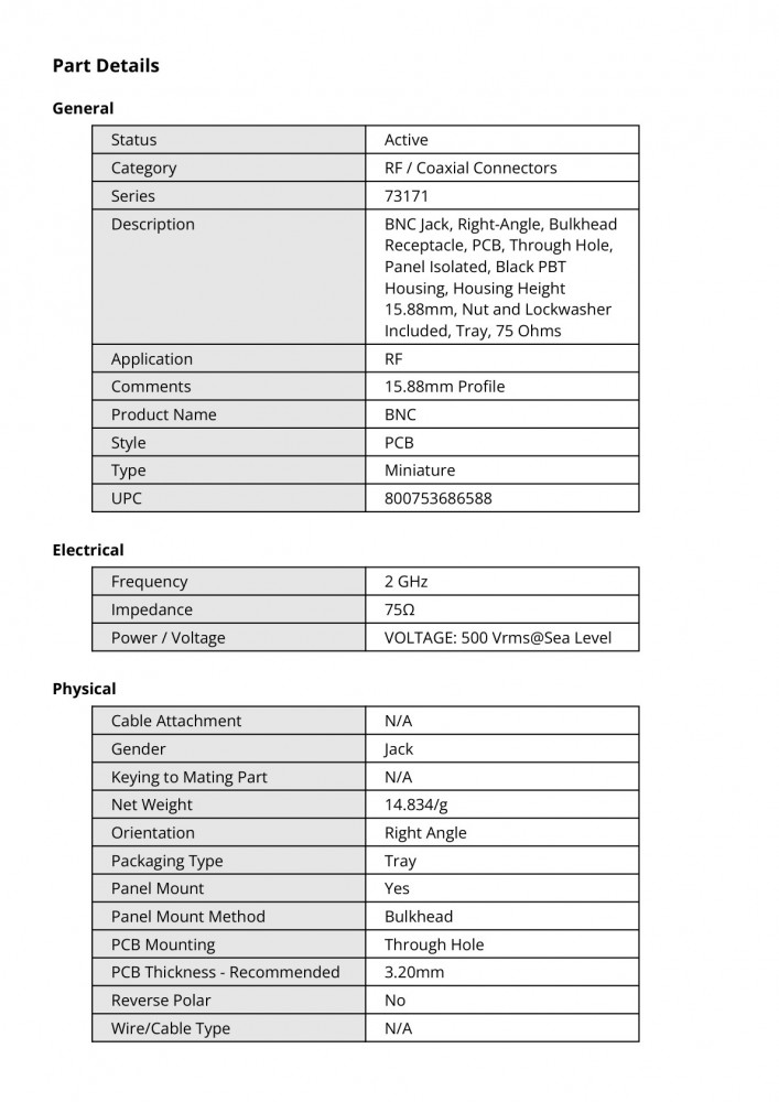 MOLEX 731000070 product document page 2