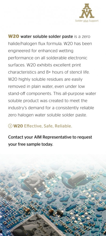 W20 water-soluble solder paste technical document image 2