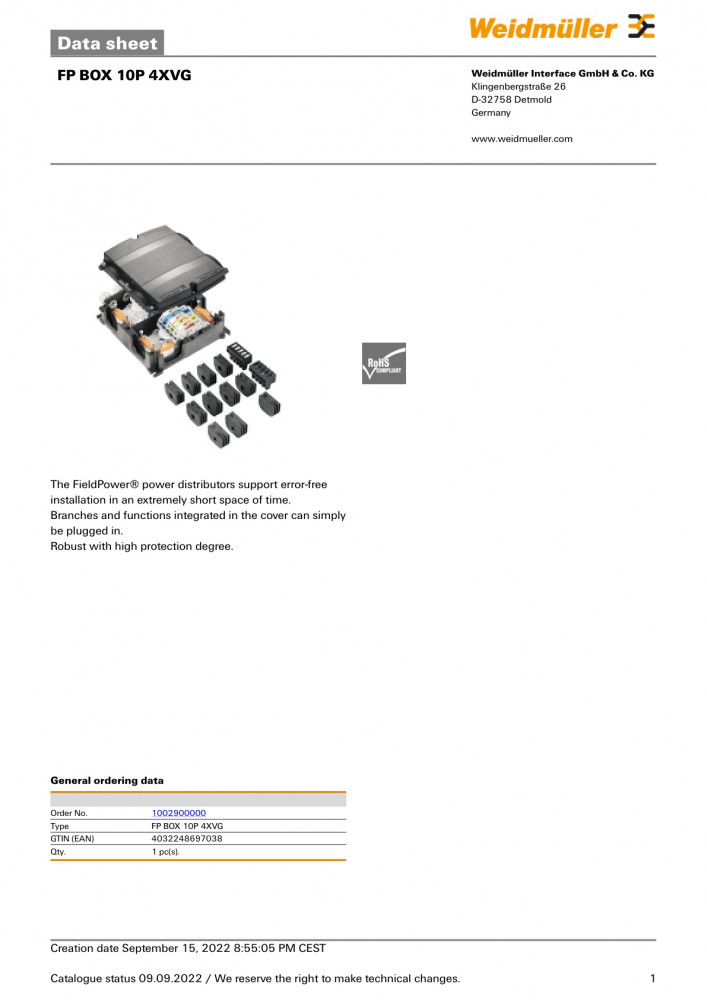 FP BOX 10P 4XVG documentation page 1